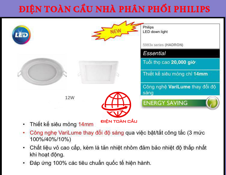 Kỹ Thuật Ưu Việt Của Đèn Led Philips - Điện Toàn Cầu