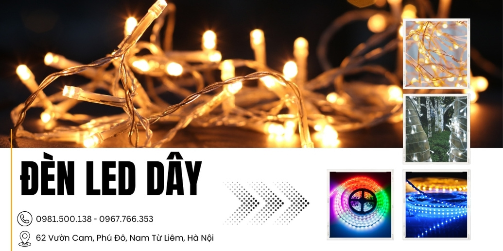 Các mẫu đèn Led dây đẹp - Điện Toàn Cầu